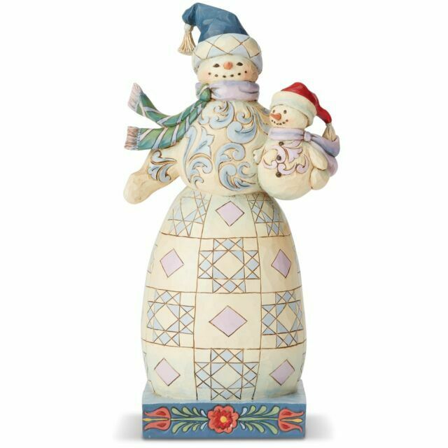 Jim Shore Snowman & Snow Baby - Christmas KZN