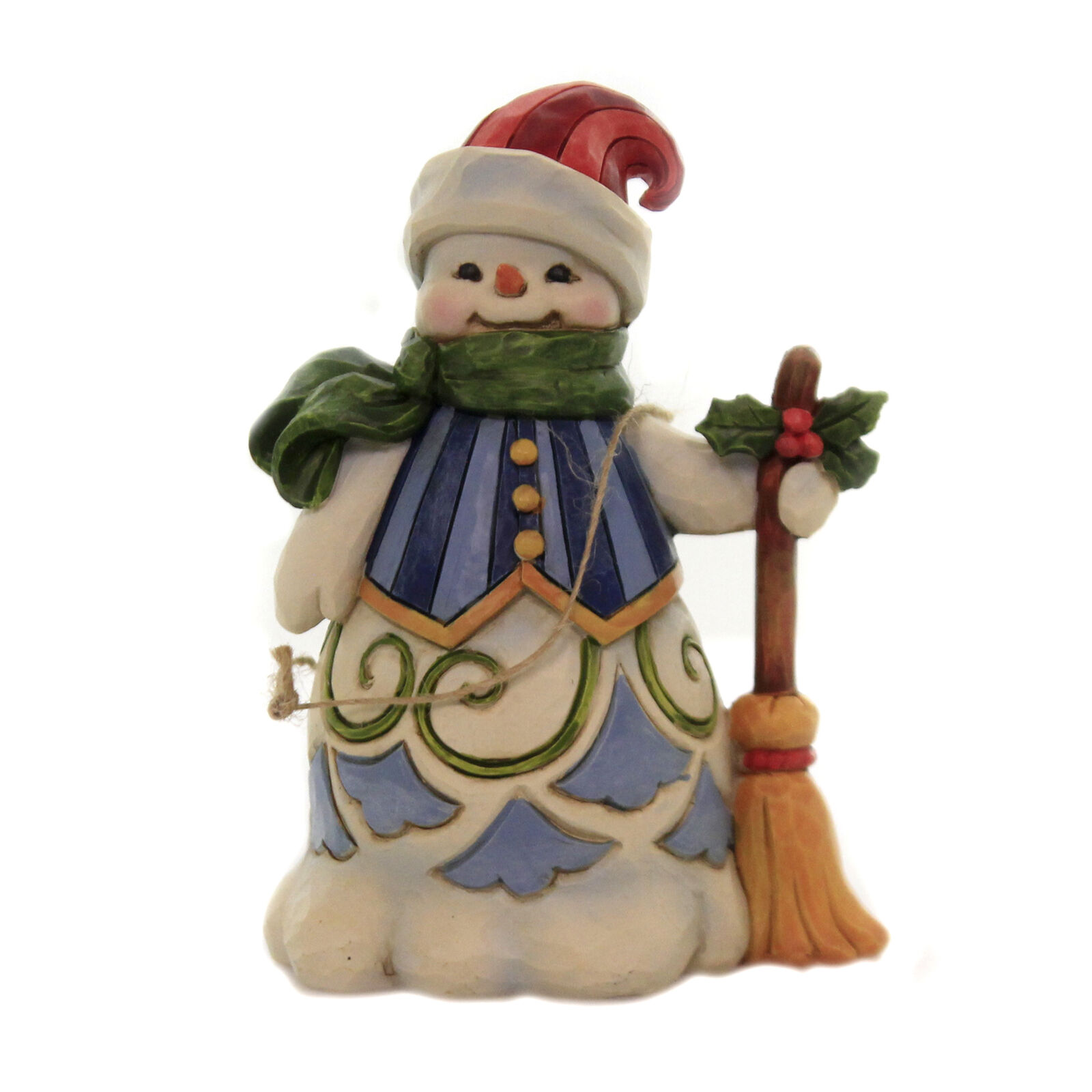 Jim Shore Snowman with broom – Christmas KZN