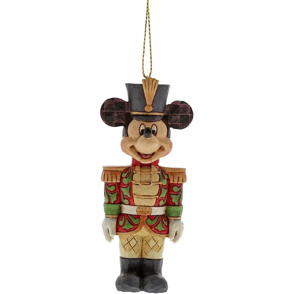 JIM SHORE - Mickey Mouse Nutcracker Hanging Ornament - Disney ...