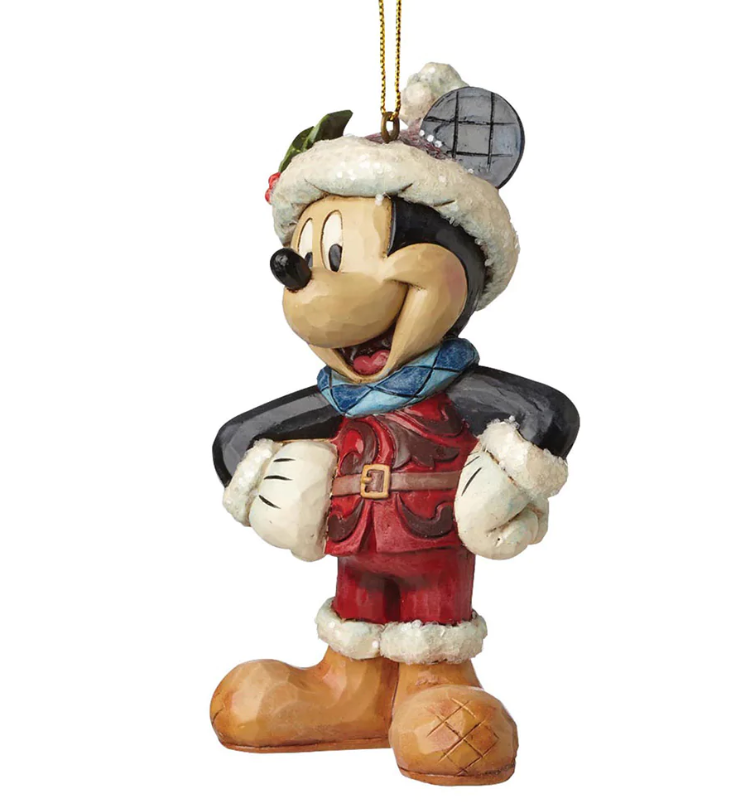 Jim Shore - Sugar Coated Mickey Mouse Hanging Ornament - Christmas KZN