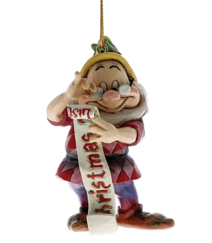 Jim Shore - Doc Hanging Ornament - Disney Traditions - Christmas KZN