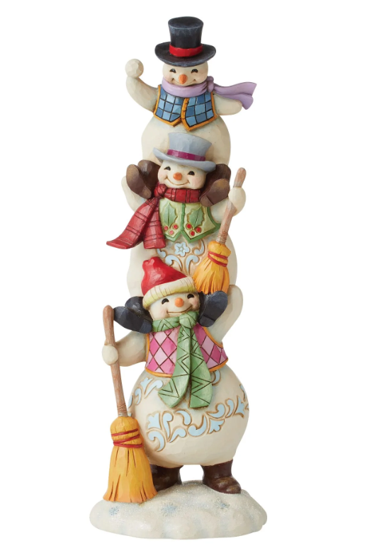 Jim Shore - Three Stacked Snowmen - Christmas KZN
